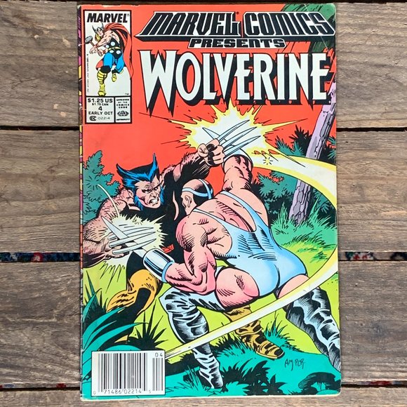 Marvel | Other | Vintage Marvel Comics Wolverine 4 988 | Poshmark